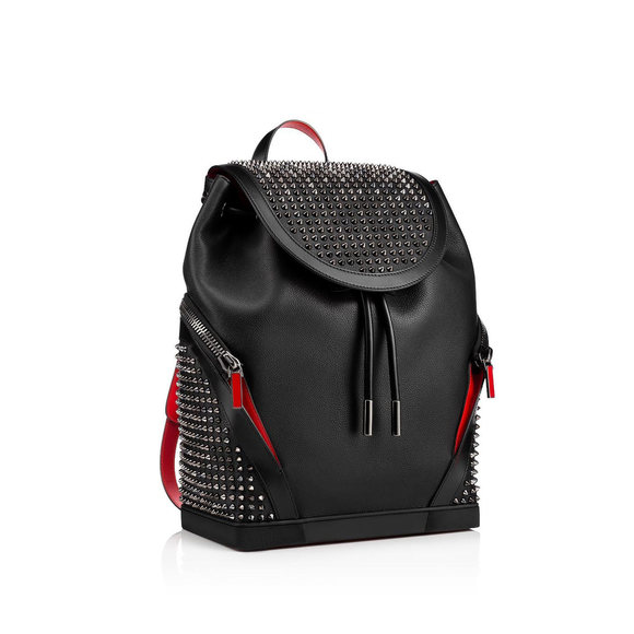 Christian Louboutin | Bags | Christian Louboutin Black Backpack Calf ...